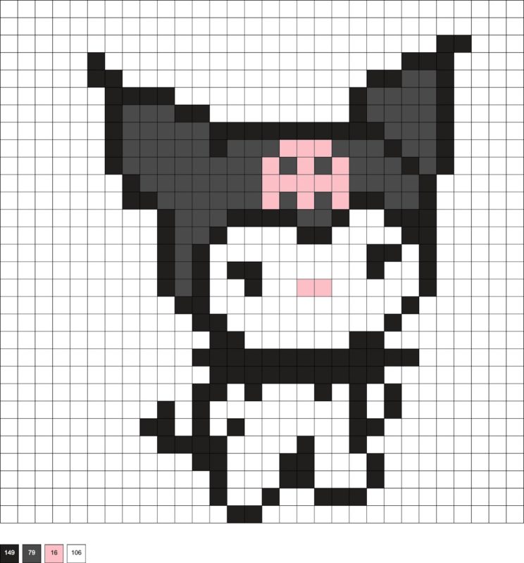 Kuromi Perler Beads (20+ Free Patterns) - Artshow24