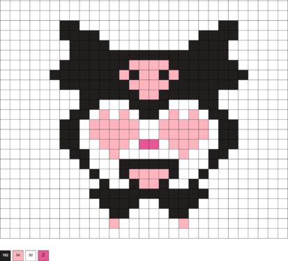 Kuromi Perler Beads (20+ Free Patterns) - DIY Candy