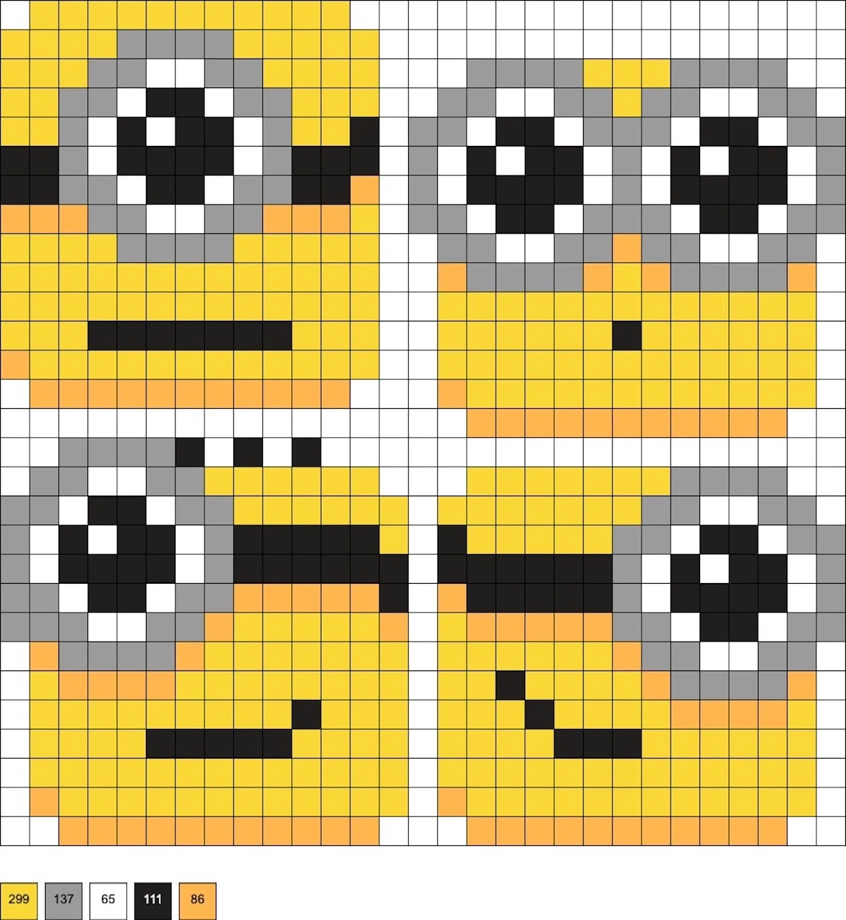 Minion Perler Beads (30+ Free Patterns) - DIY Candy