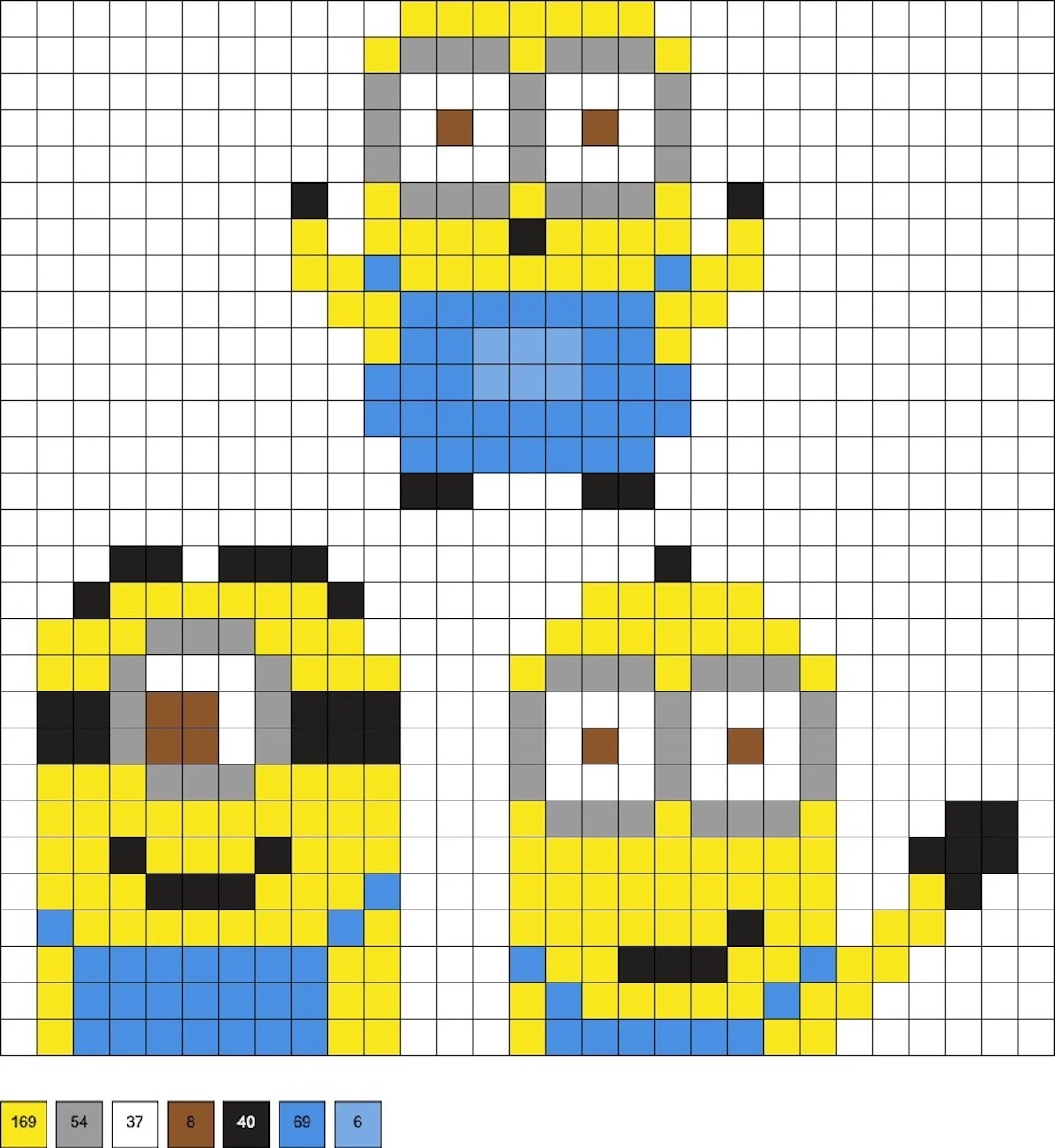 Minion Perler Beads (30+ Free Patterns) - DIY Candy