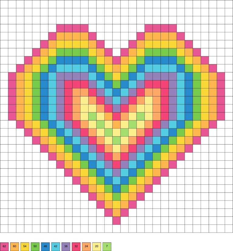 Rainbow Perler Beads (20+ Free Patterns) - DIY Candy