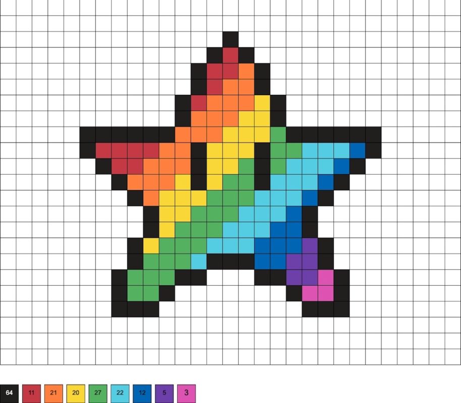 Star Perler Beads (20+ Free Patterns) - DIY Candy
