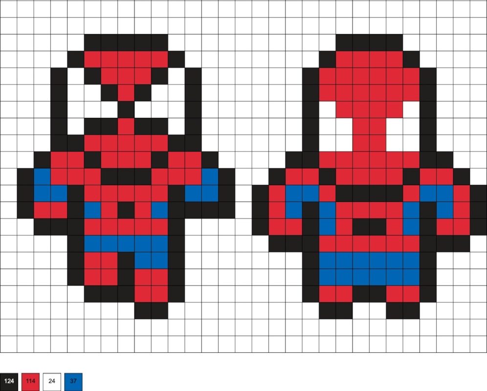 Spider Man Perler Beads (10+ Free Patterns) - DIY Candy