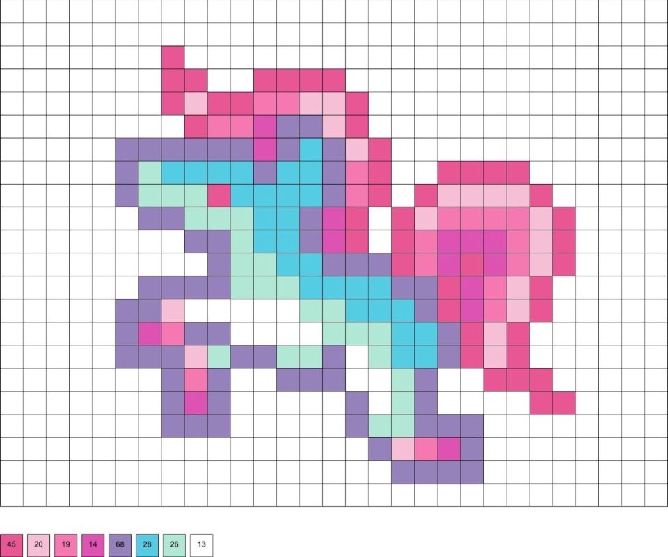 Unicorn Perler Beads (30+ Free Patterns) - DIY Candy