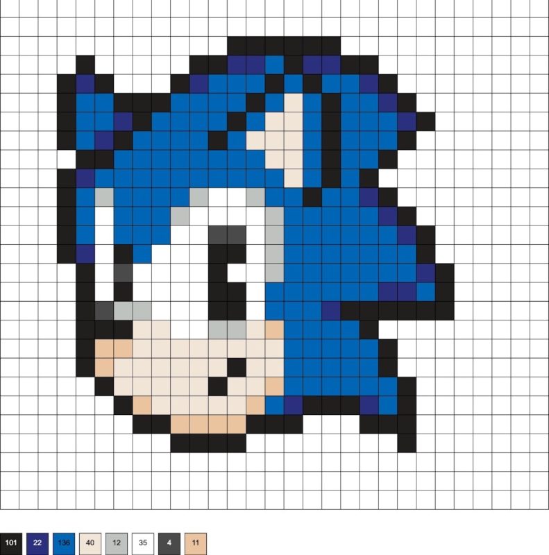 Sonic Perler Beads (30+ Free Patterns) - DIY Candy