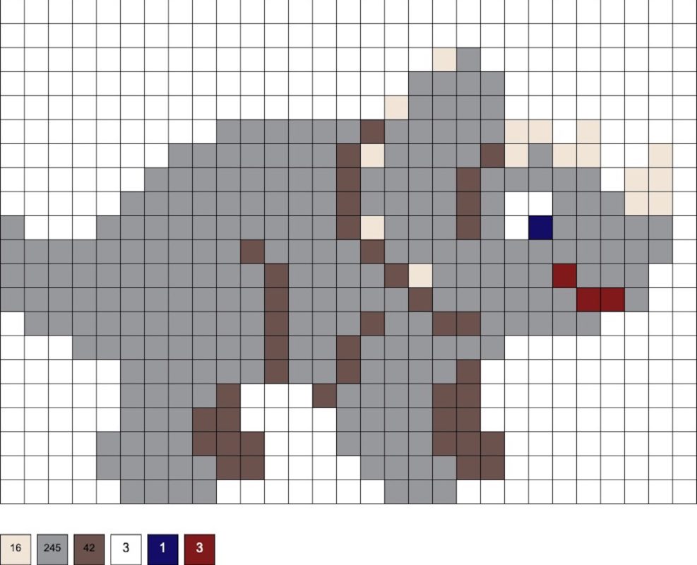 Dinosaur Perler Beads (40+ Free Patterns) - Artshow24