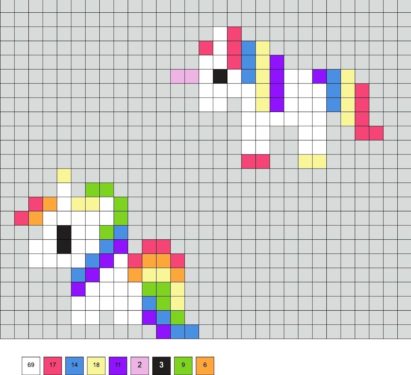 Unicorn Perler Beads (30+ Free Patterns) – Idiom Studio