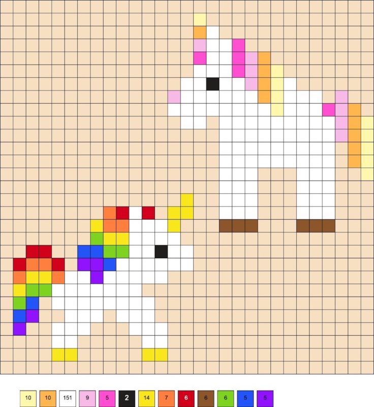Unicorn Perler Beads (30+ Free Patterns) - DIY Candy