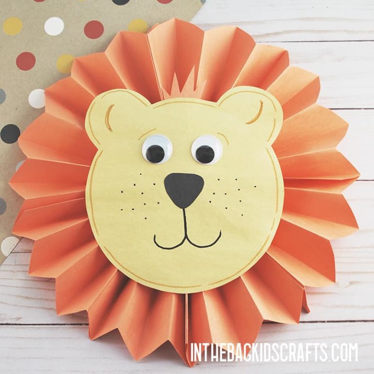 Lion Crafts for Kids - DIY Candy