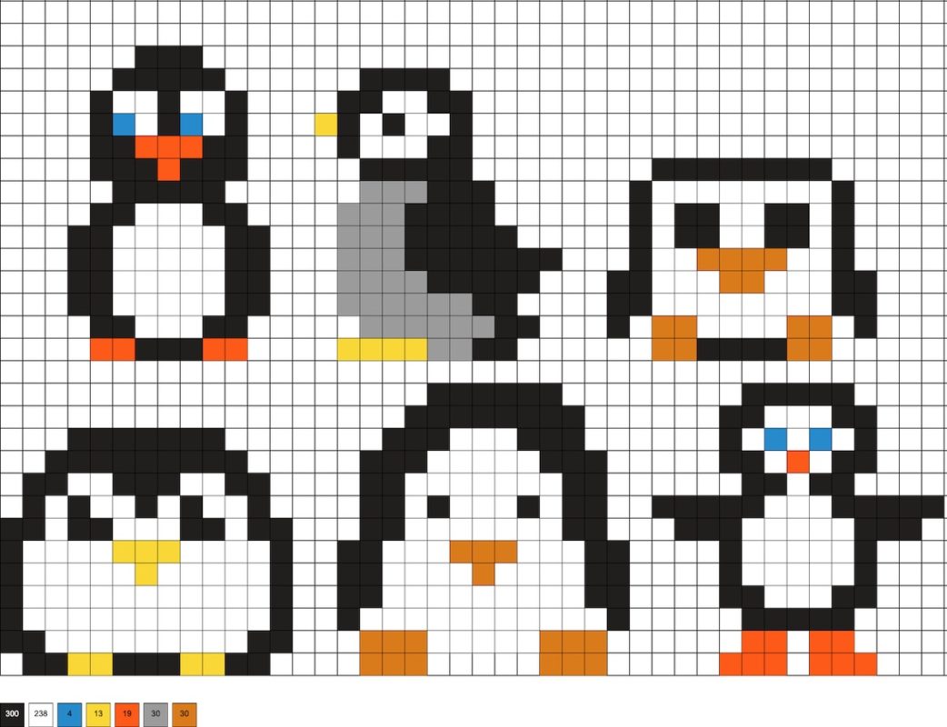 Penguin Perler Beads (35+ Free Patterns) - DIY Candy