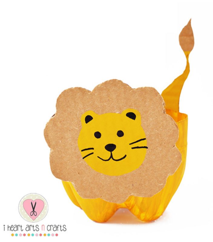Lion Crafts for Kids - DIY Candy