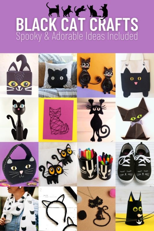 Black Cat Crafts: Purr-fect for Halloween & Beyond! - DIY Candy