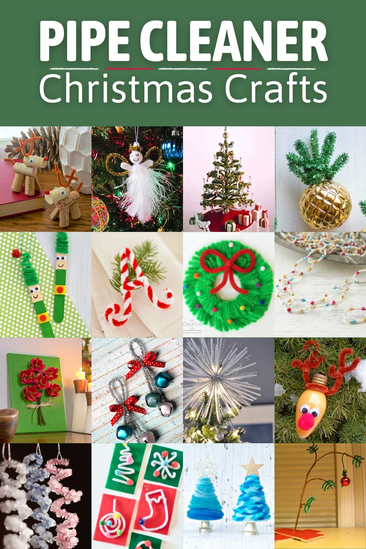 Pipe Cleaner Christmas Crafts for a Festive DIY Vacation - Artshow24